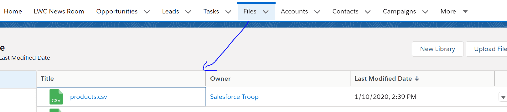 Custom File Upload Using LWC