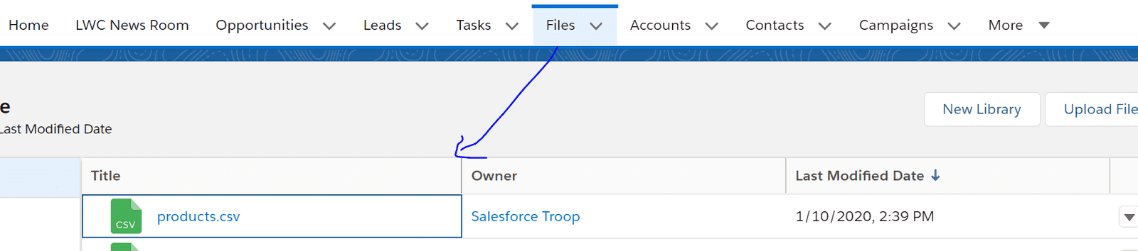 Custom File Upload Using LWC